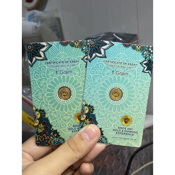 Jual miniG 1 gram reguler series | Shopee Indonesia