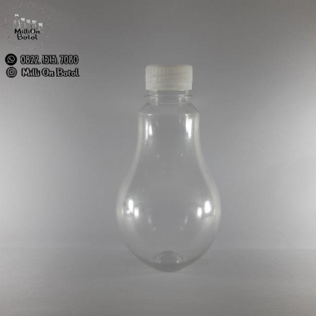 Jual Botol Plastik PET Bohlam 330 ml / Botol Jus / Botol Minuman 330ml ...