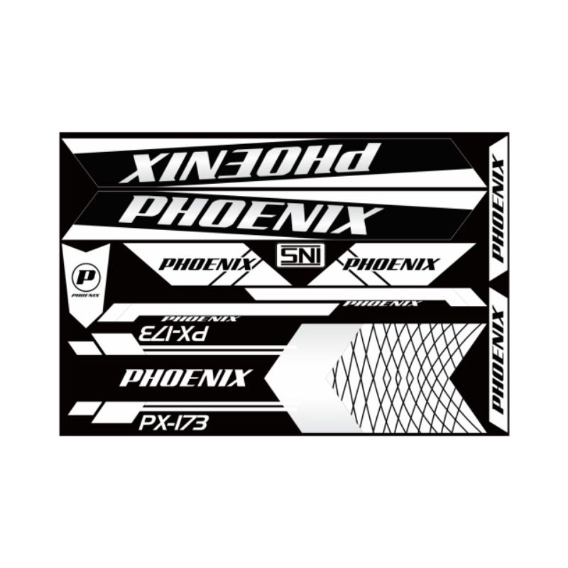 Jual stiker sepeda bmx 20 phoenix decal glossy mengkilap | Shopee Indonesia