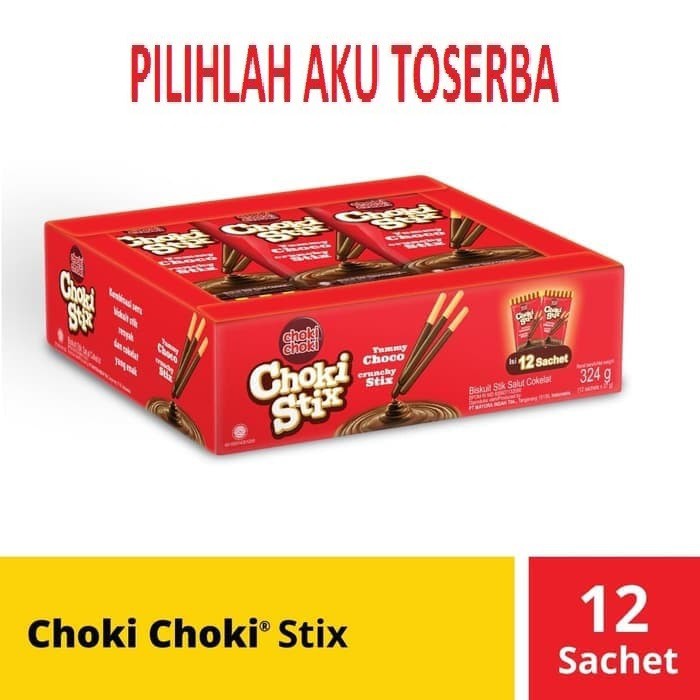 Jual Choki Stix Choki Choki Stix - Stik Biskuit Coklat - Stik Coklat ...