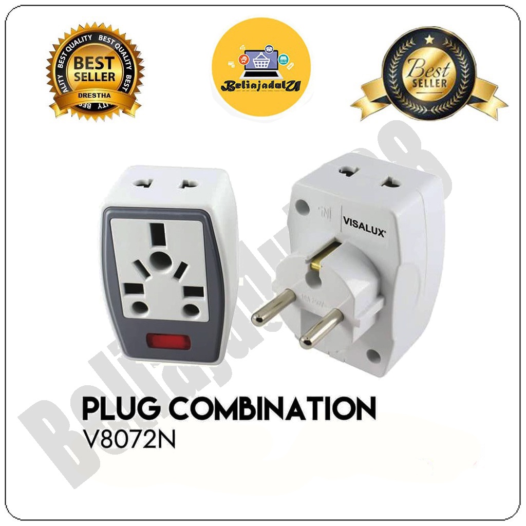 Jual Beliajadulu88 Colokan Steker Serbaguna PLUG COMBINATION Multi Fungsi Visalux V8072N ...