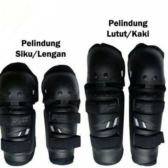 Jual Decker Dekker besi stanlies pelindung lutut / siku 1set PRO X ...