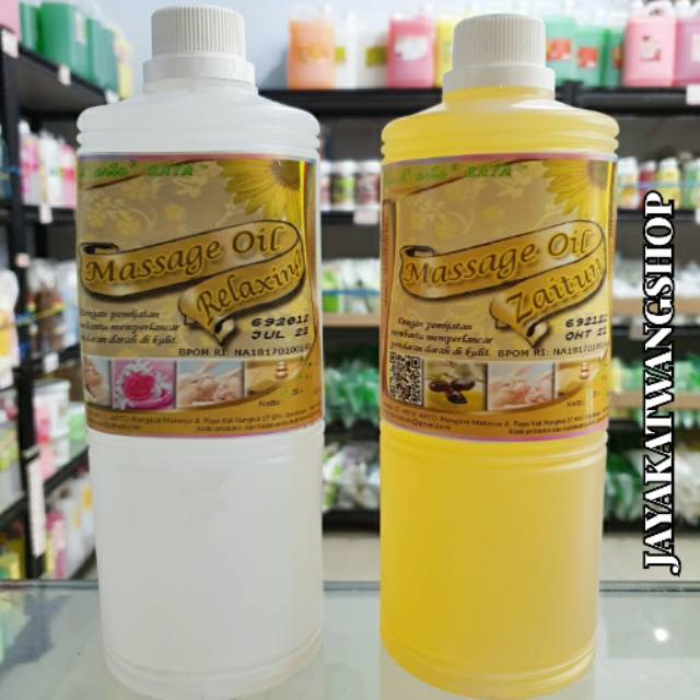Jual HINDARTO Massage Oil Minyak Pijat 1 LITER (1000mL) Zaitun / Relaxing | Shopee Indonesia