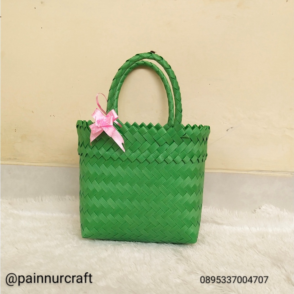 Jual Tas Anyam Hampers CEKLY SUPER GEMES/ Hampers Mini/ Tas Anyam/ Tas ...