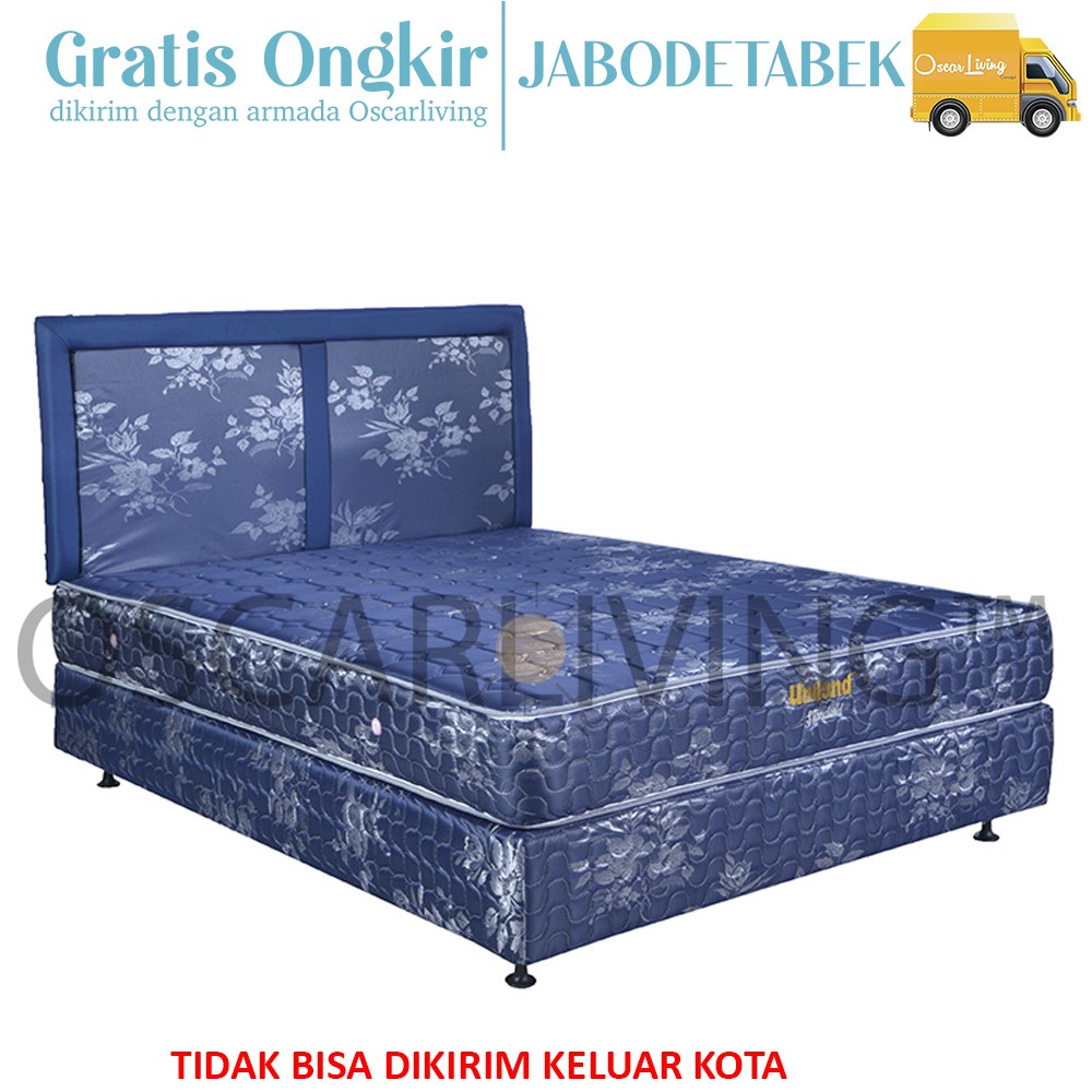 Jual Uniland Standard Kasur Springbed 200 x 200 Tebal 22 Cm Set ...
