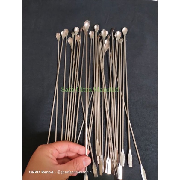 Jual Sendok stainless ,Spatula Stainless 30cm Isi pcs | Shopee Indonesia