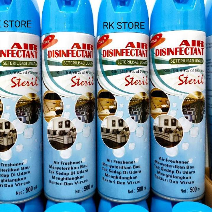 Jual Model Baru ZONE Air Disinfectant Spray Disinfektan 500 ml, Lq0 ...
