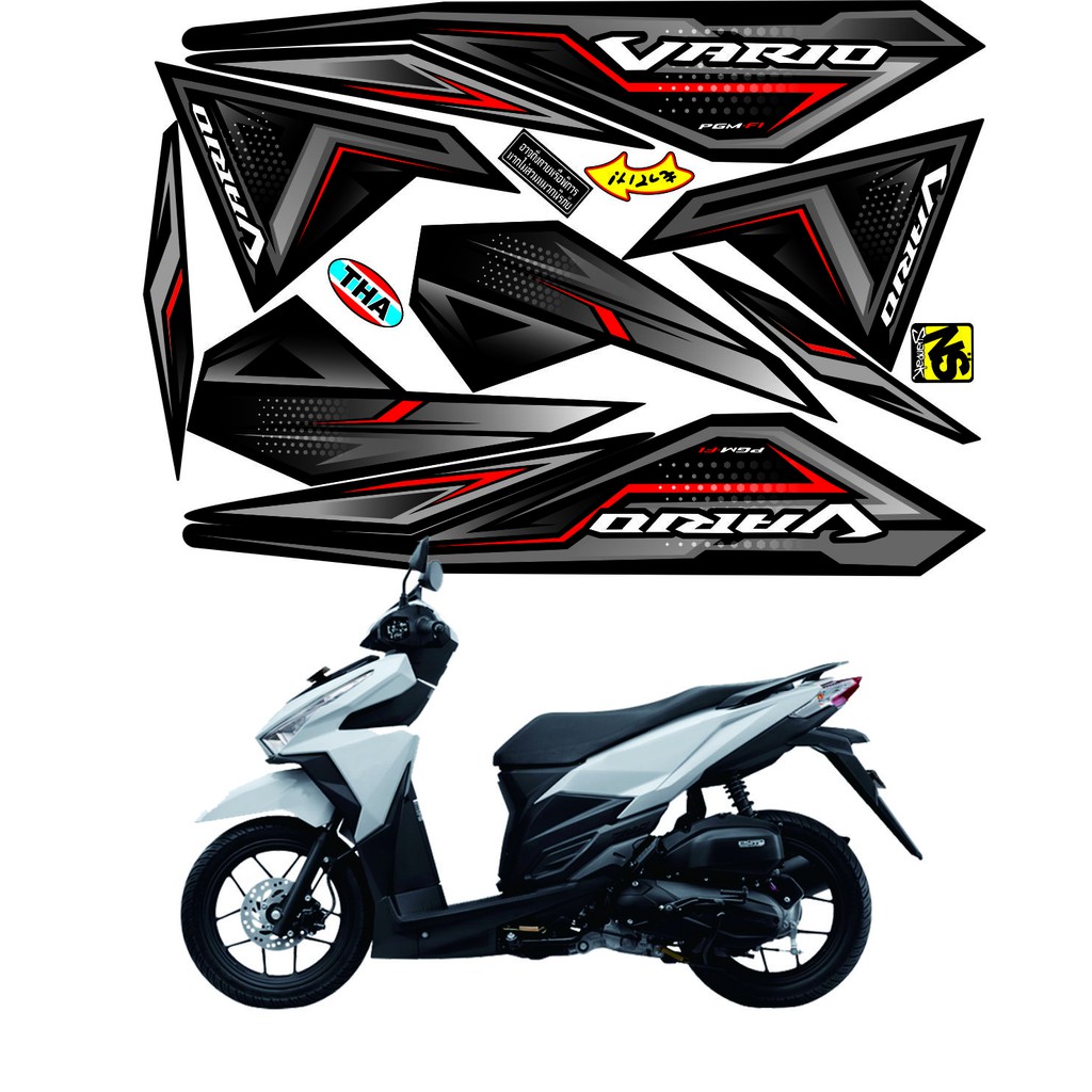 Jual STICKER VARIO FI VARIO LED 125-150 STRIPING | Shopee Indonesia