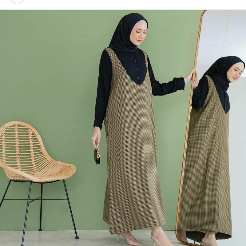 Jual EMA Daily Alula square Olive(sudah dipesan) | Shopee Indonesia