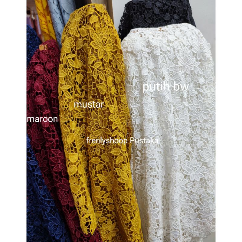 Jual Kain Bahan brokat prada oke chamical /Kain brukat prada (hrg 0.5m ...