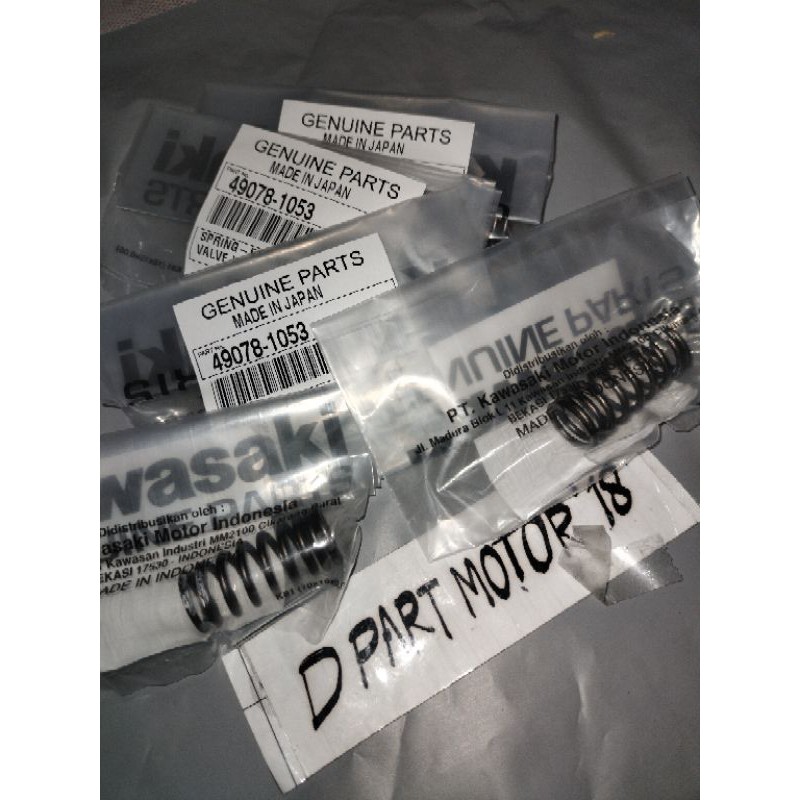 Jual PER PIR KLEP KAZE KECIL (2 pcs)ORI KAWASAKI ASLI KGP 49078-1053 ...