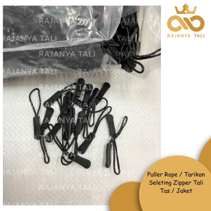 Jual Puller Rope / Tarikan Seleting Zipper Tali Tas / Jaket - hitam ...