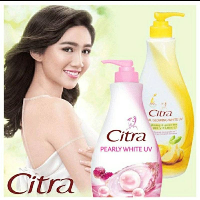 Jual CITRA HAND BODY LOTION NATURAL GLOWING WHITE BENGKOANG DAN TEH HIJAU PEARLY WHITE UV 380ML ...