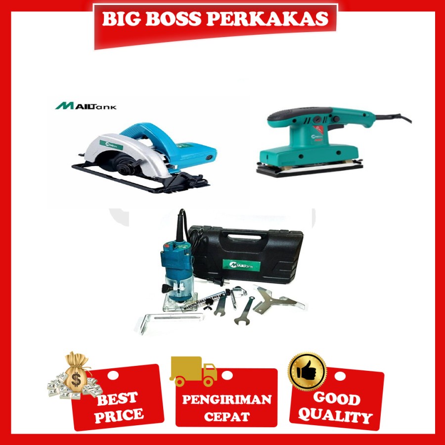 Jual PAKET TUKANG KAYU MURAH MAILTANK SANDER/CIRCULAR SAW/TRIMMER 50 ...