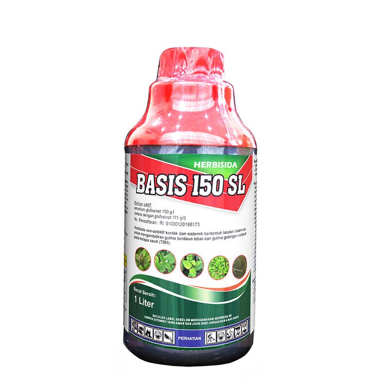 Jual HERBISIDA BASIS 150 SL 1 LITER AMMONIUM GLUFOSINAT OBAT PEMBASMI GULMA | Shopee Indonesia