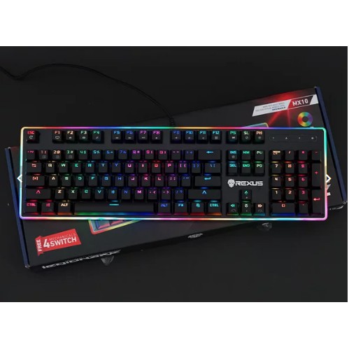 Jual Keyboard Gaming Mechanical Rexus Legionare MX10 RGB | Shopee Indonesia