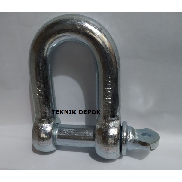 Jual Clamp Shackle 3/4 inch Klem Segel D 19 mm Sambungan Rantai Sling ...
