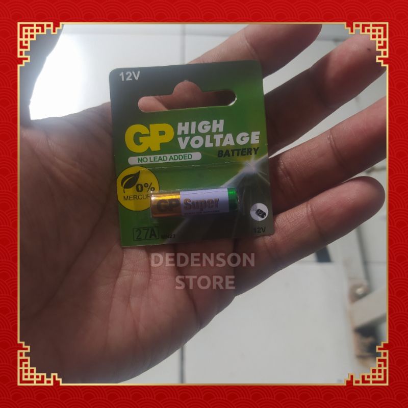 Jual BATERAI ALKALINE GP27 A 12V HIGH VOLTAGE ORIGINAL | Shopee Indonesia