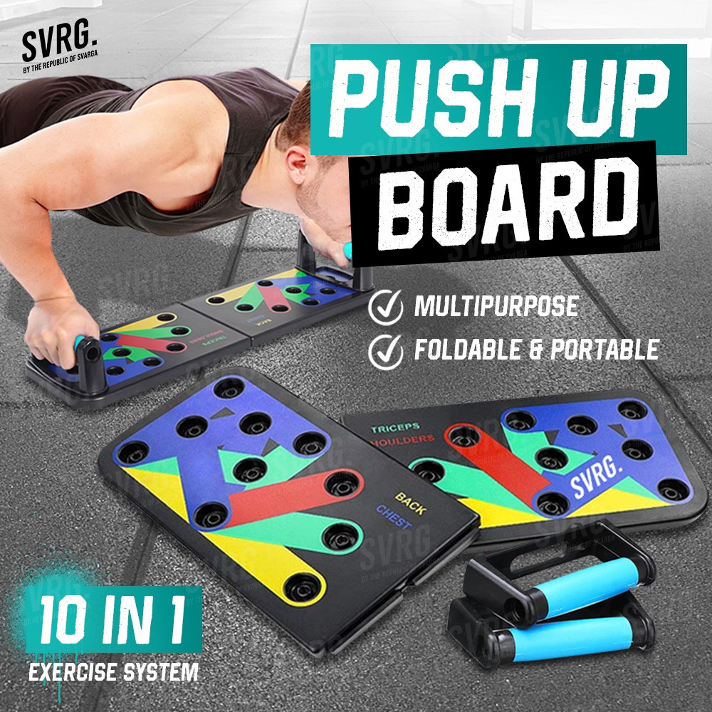 Jual SVARGA 10in1 Push Up Board Home Fitness Alat Bantu Papan Stand ...