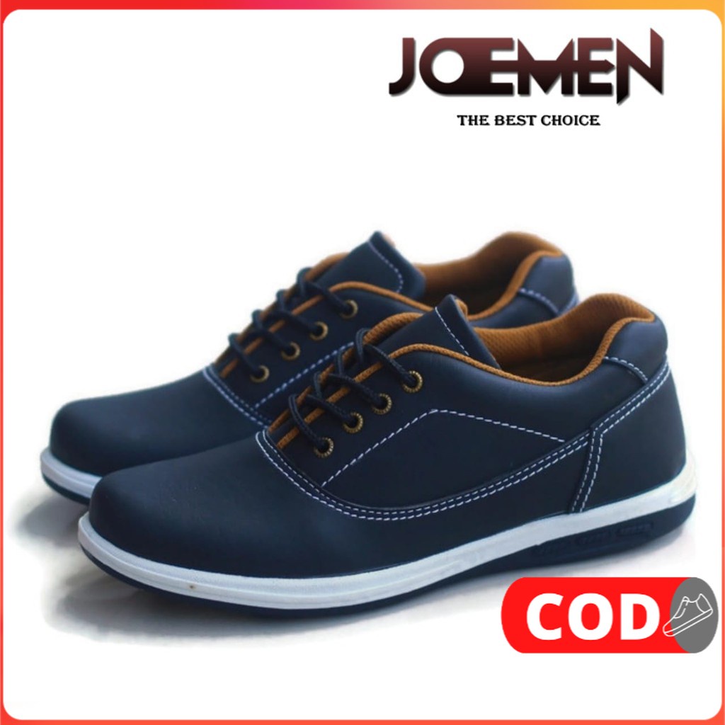 Jual Sepatu Kerja Pria Kulit Asli Tersedia Warna Hitam Warna Coklat Tua ...