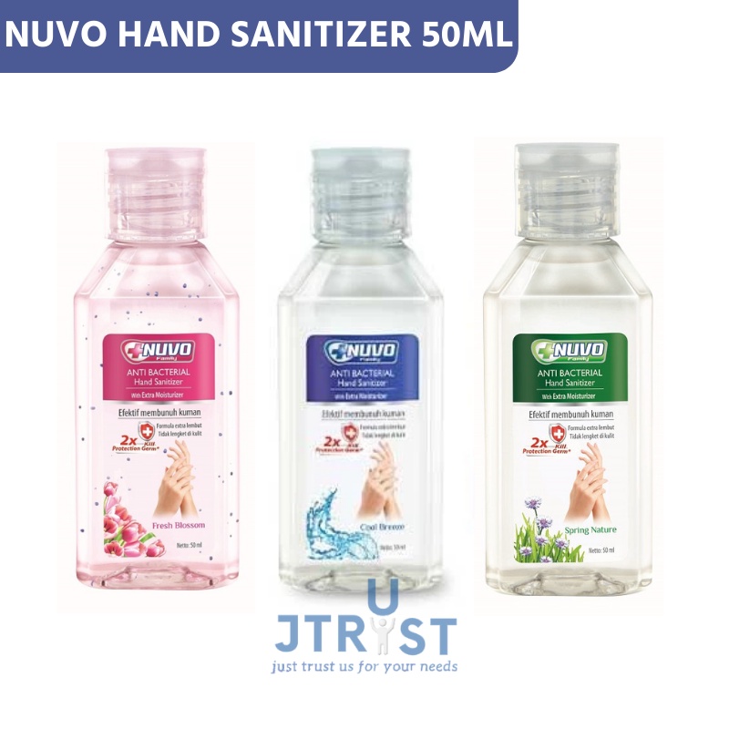 Jual Nuvo Hand Sanitizer Kemasan Botol 50ml | Shopee Indonesia