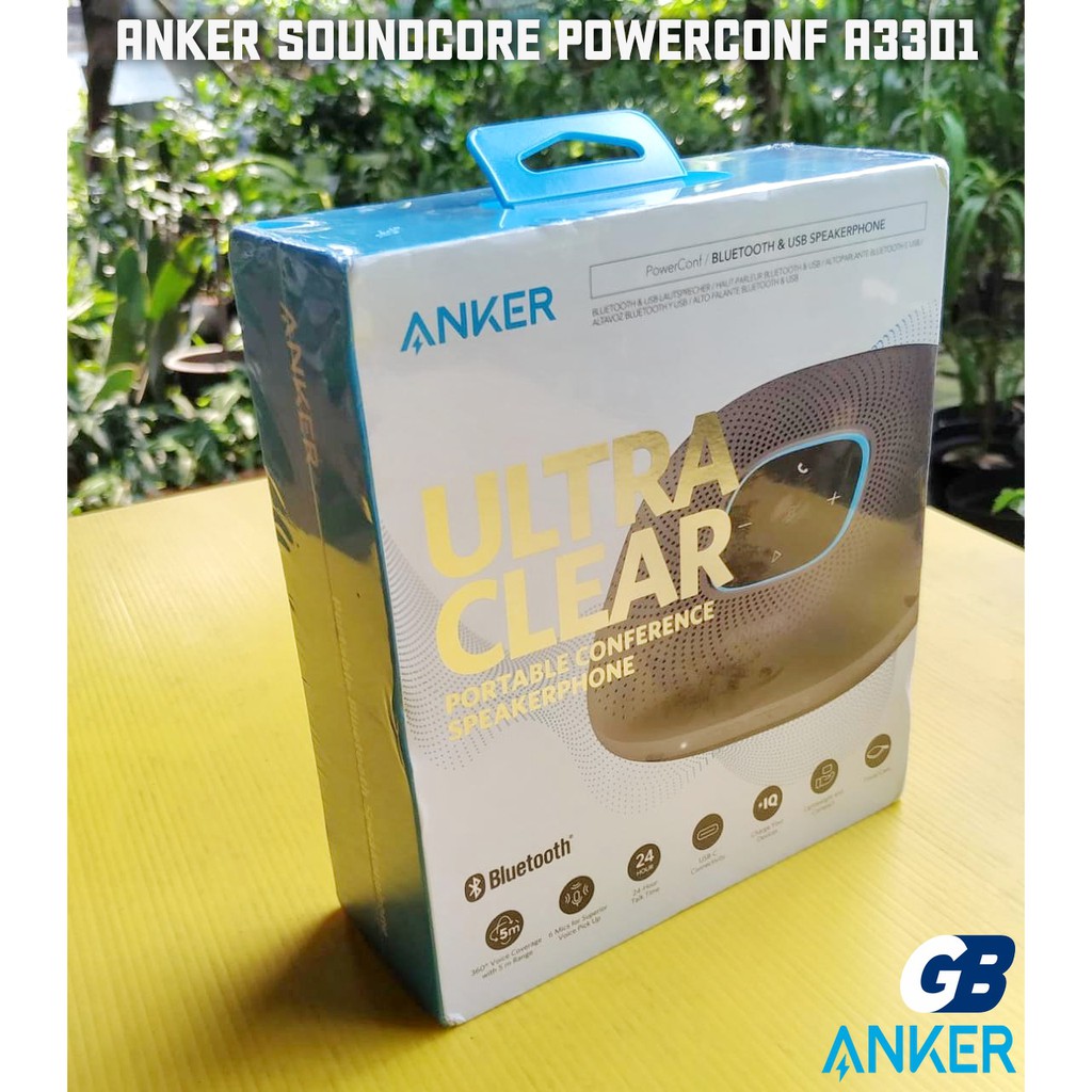 Jual ANKER A3301 Soundcore PowerConf Conference Mic Bluetooth Speaker ...