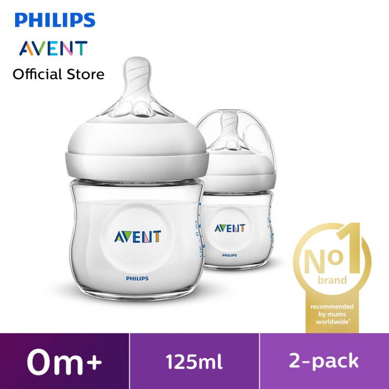 Jual PHILIPS AVENT BOTOL NATURAL TWIN PACK 125 ml / 260 ml | Shopee ...