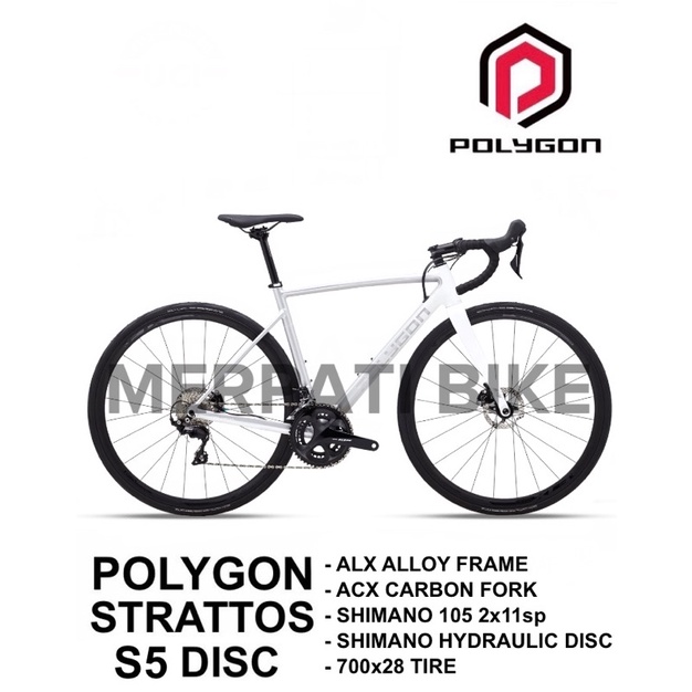 Jual Polygon Strattos S5 Disc | Shopee Indonesia