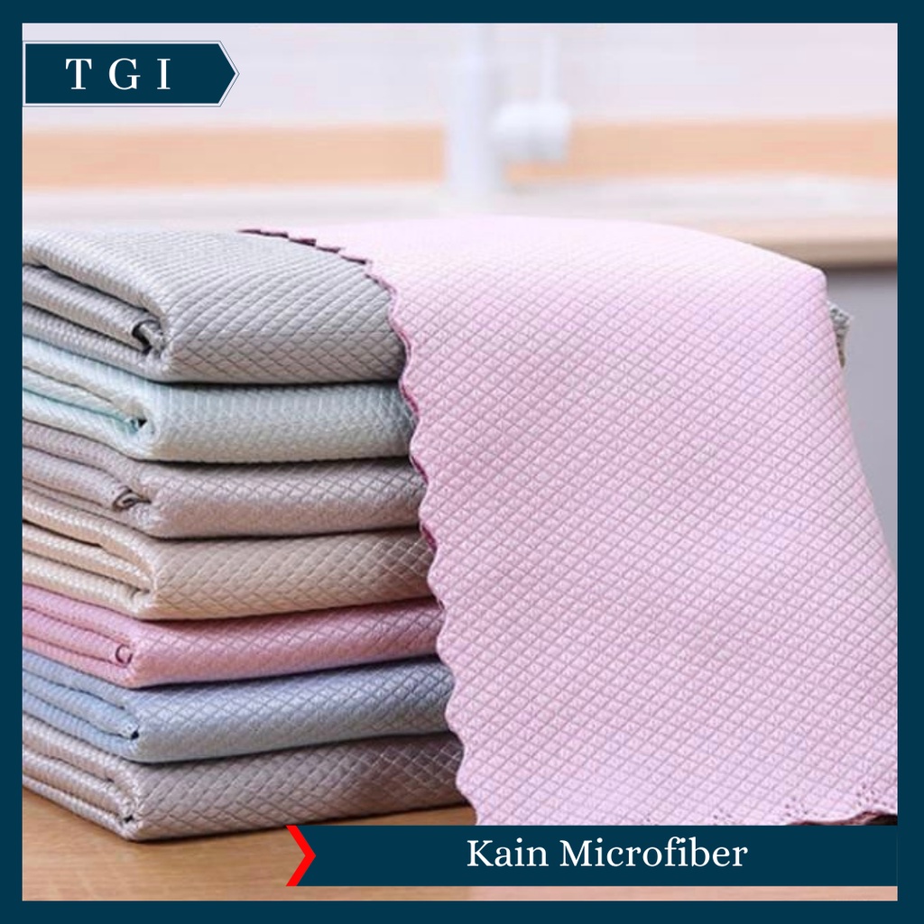 Jual TGI - KAIN LAP DAPUR MEJA PIRING ANTI MINYAK MICROFIBER KITCHEN ...