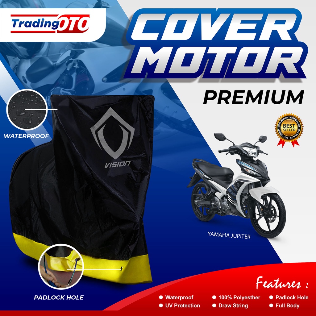 Jual [ PREMIUM ] SARUNG PENUTUP MOTOR Antiair / SARUNG MOTOR PELINDUNG ...