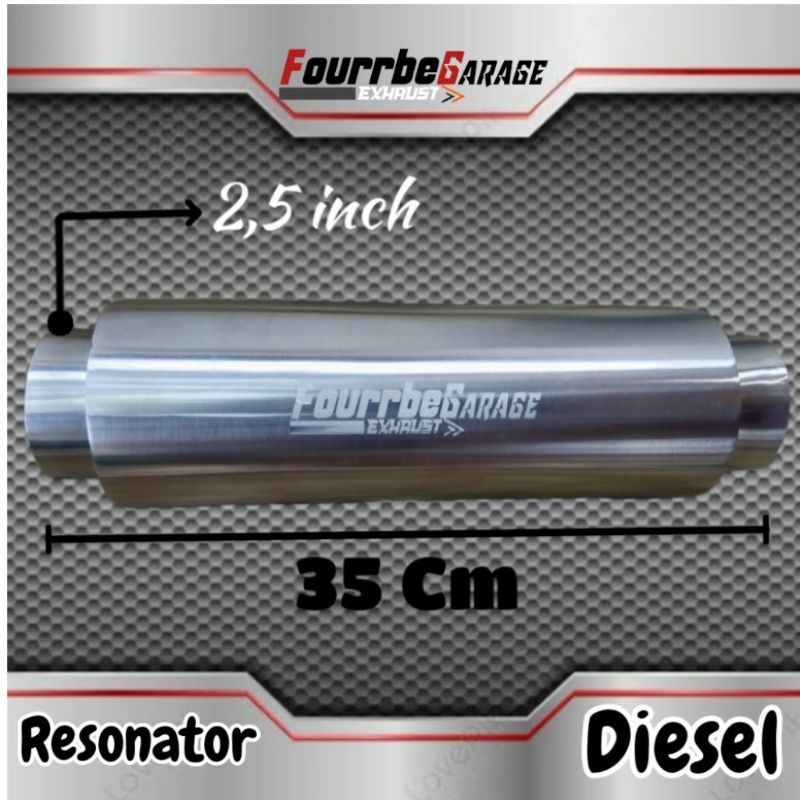Jual Resonator Mobil Diesel 2,5 Inch Tipe Kering Steanlis Steel ...