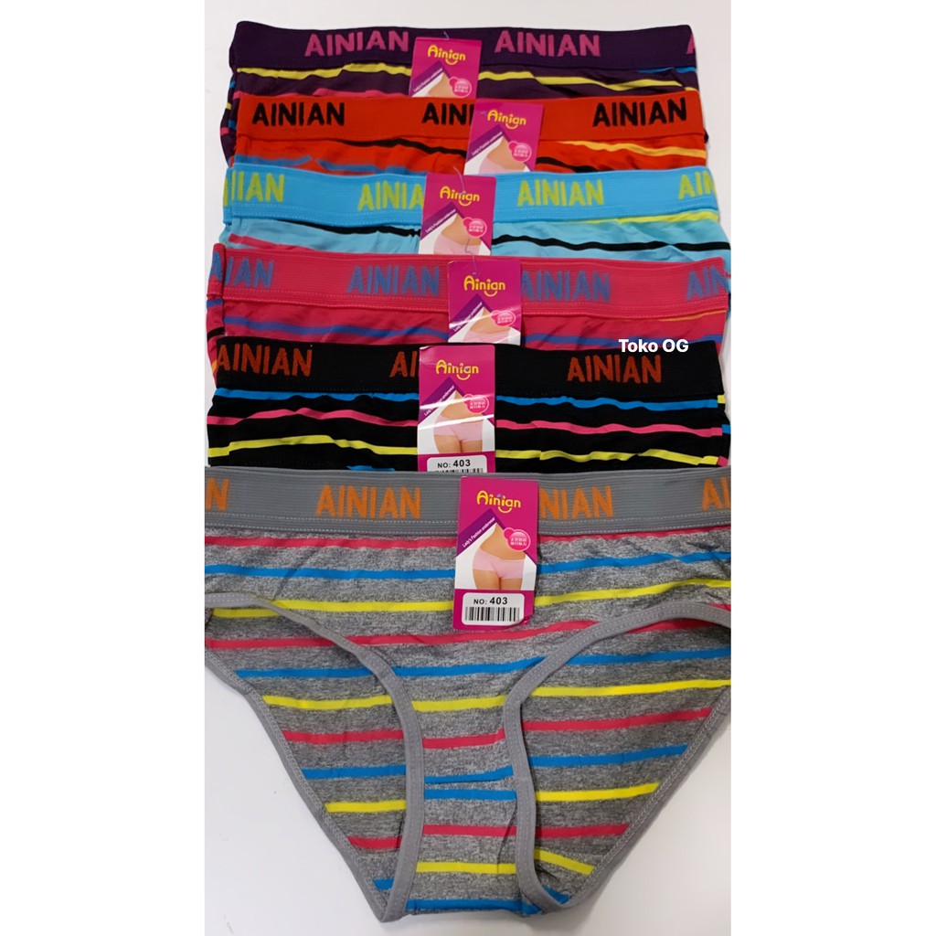 Jual Celana dalam murah motif salur karet besar / barang obral tapi ...