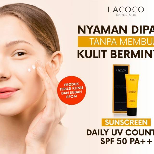 Jual SUNCREEN SPF 50 PA++ (UNTUK WAJAH FLEK AKIBAT SINAR MATAHARI ...