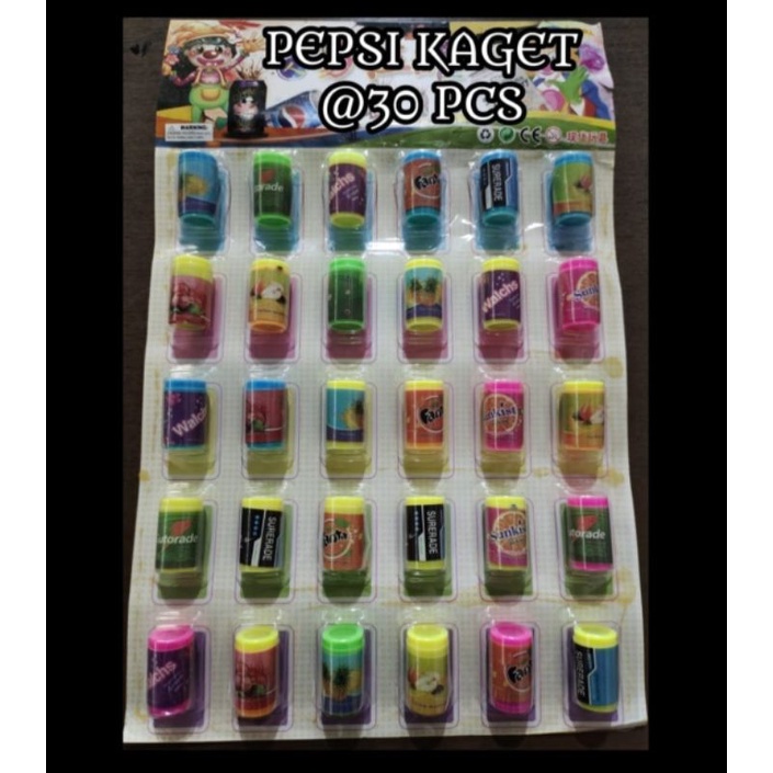 Jual mainan pepsi kola kaget isi 20 | Shopee Indonesia