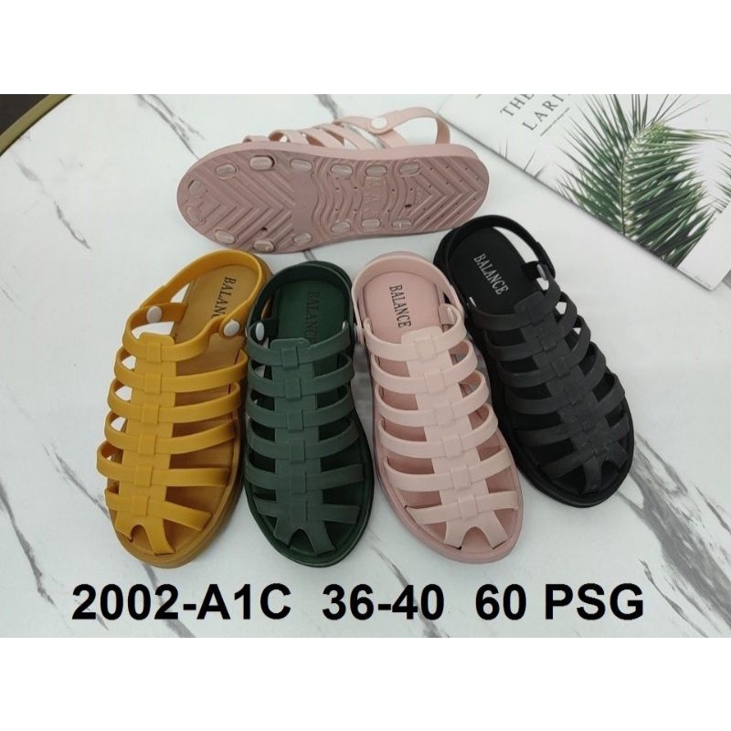 Jual SEPATU SANDAL GLADIATOR JELLY KARET BALANCE 2002-A1 | Shopee Indonesia