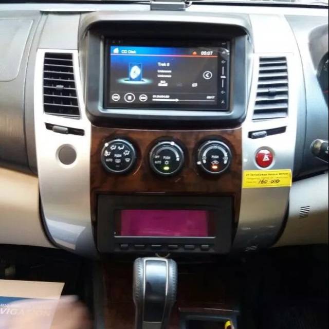 Jual Frame panel mitsubishi pajero 2009 up full set dengan mid 6 tombol ...