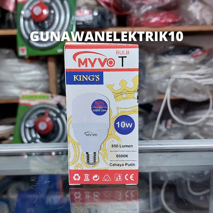 Jual LAMPU LED MYVO KINGS 10 WATT, MYVO KINGS 10W, BERGARANSI 1 TAHUN ...