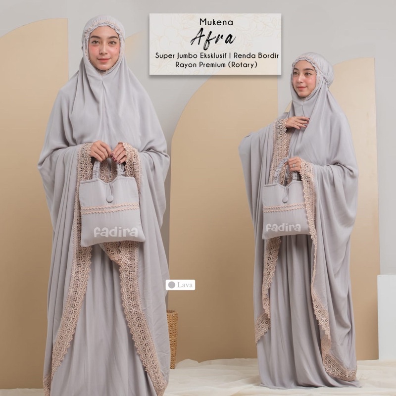 Jual Mukena Polos Super Jumbo Polos Afra / Motif Akiara ORIGINAL by ...