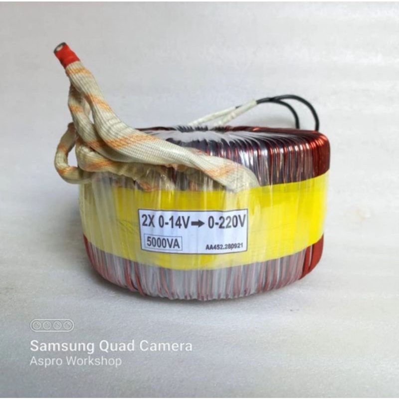 Jual Travo Trafo Toroid Inverter LF 5.000watt 2x 0-14v | Shopee Indonesia