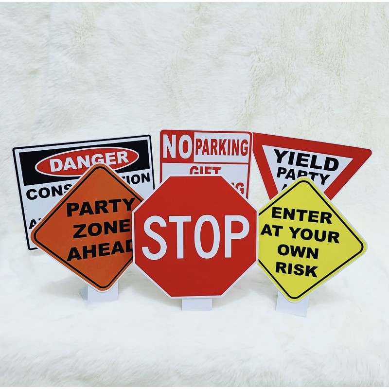 Jual Construction Rambu Stand Karakter Dessert Table / Hiasan Meja ...