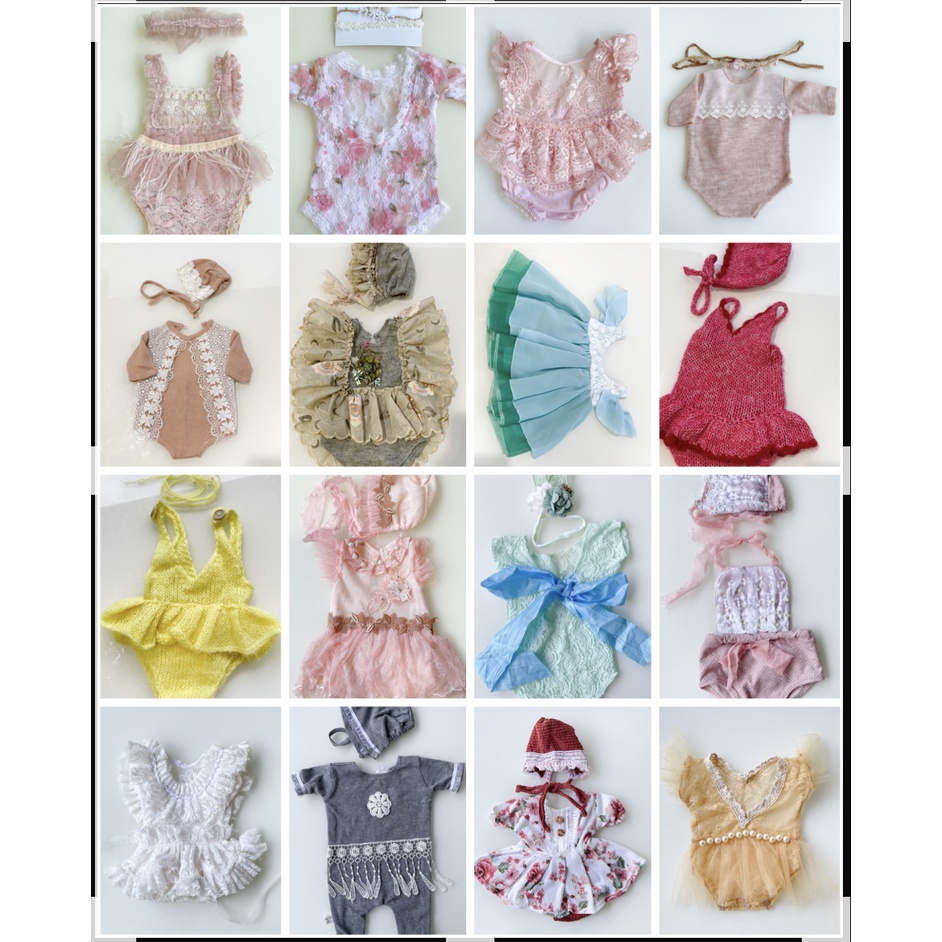Jual Dress baby girl baju bayi cewek nowborn - Props Photo / Props Foto ...