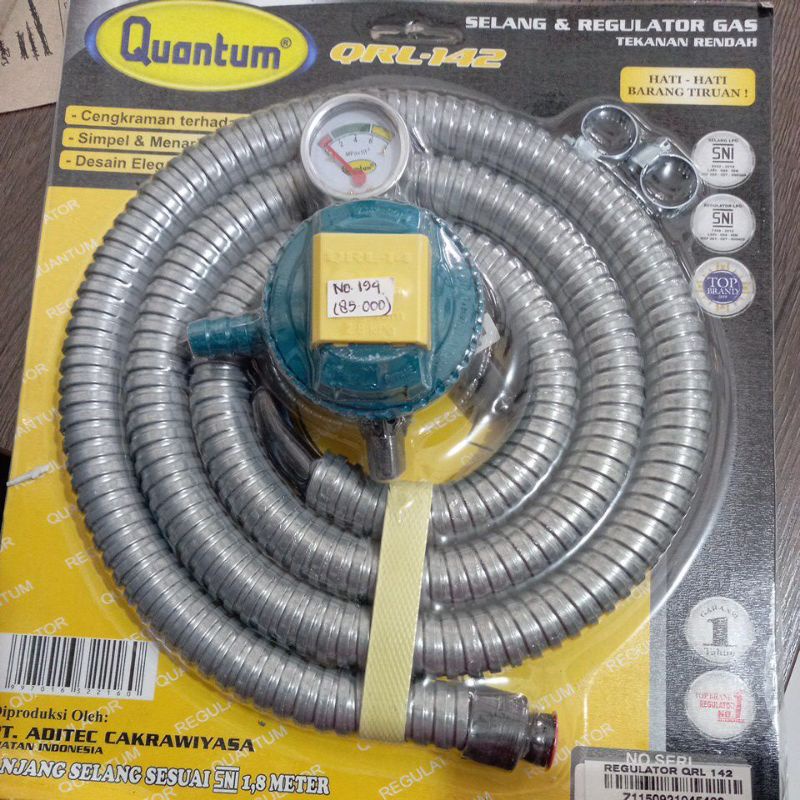 Jual Quantum regulator dan selang tipe QRL-142 | Shopee Indonesia
