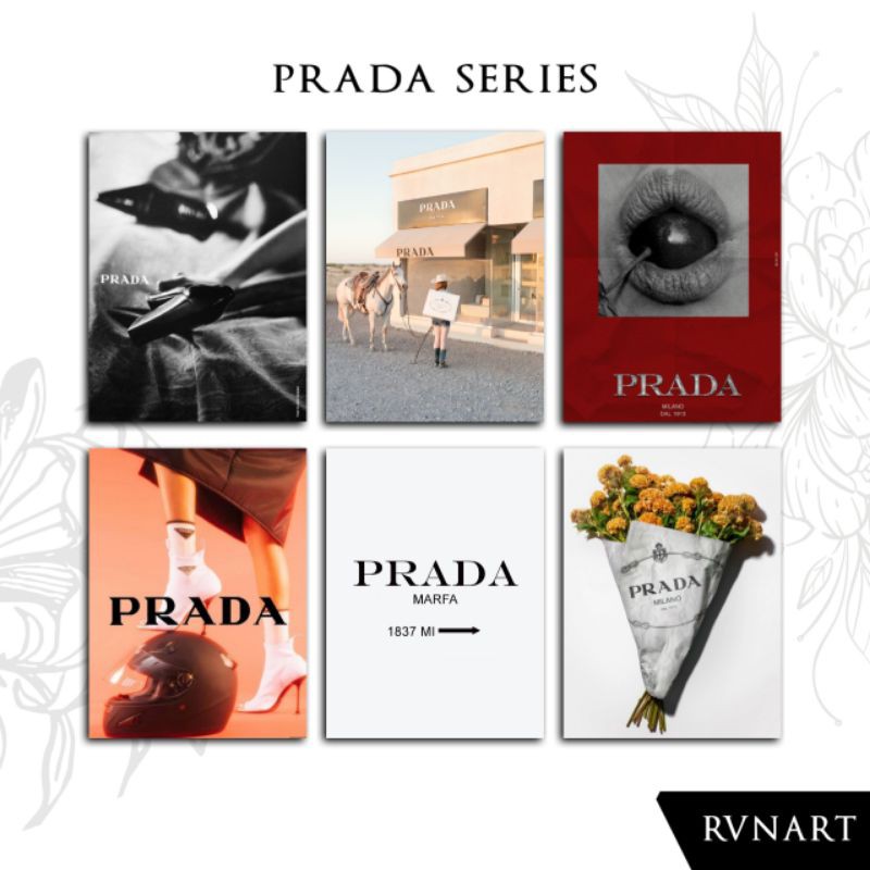 Jual Magazine cover/Poster luxury branded fashion (Prada Series ...