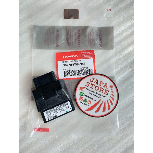 Jual 38770K58N41 ECM ECU Unit Comp PGM FI Revo Injeksi ECM REVO INJEKSI ...