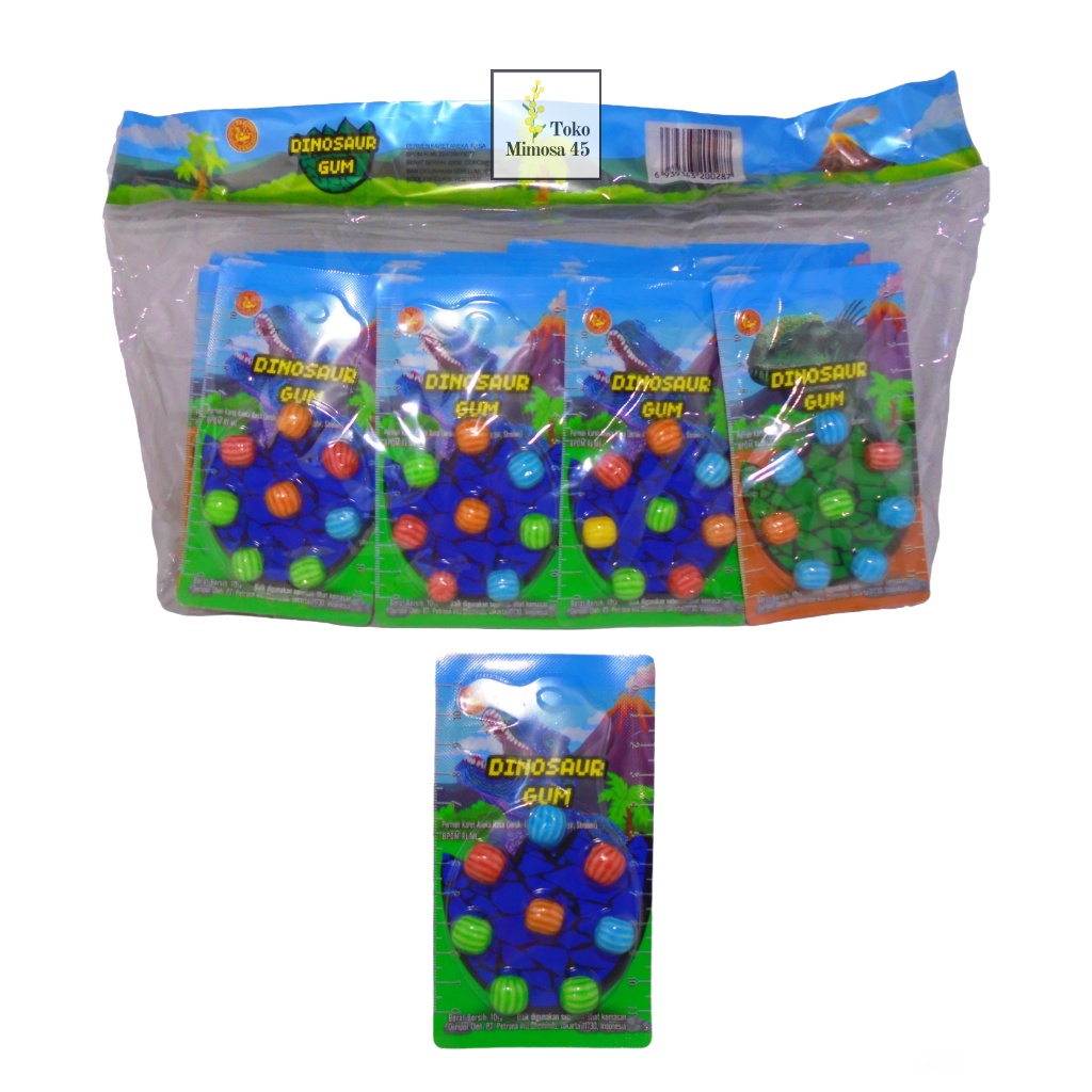 Jual Dinosaur Gum Pak 20 pcs | Shopee Indonesia