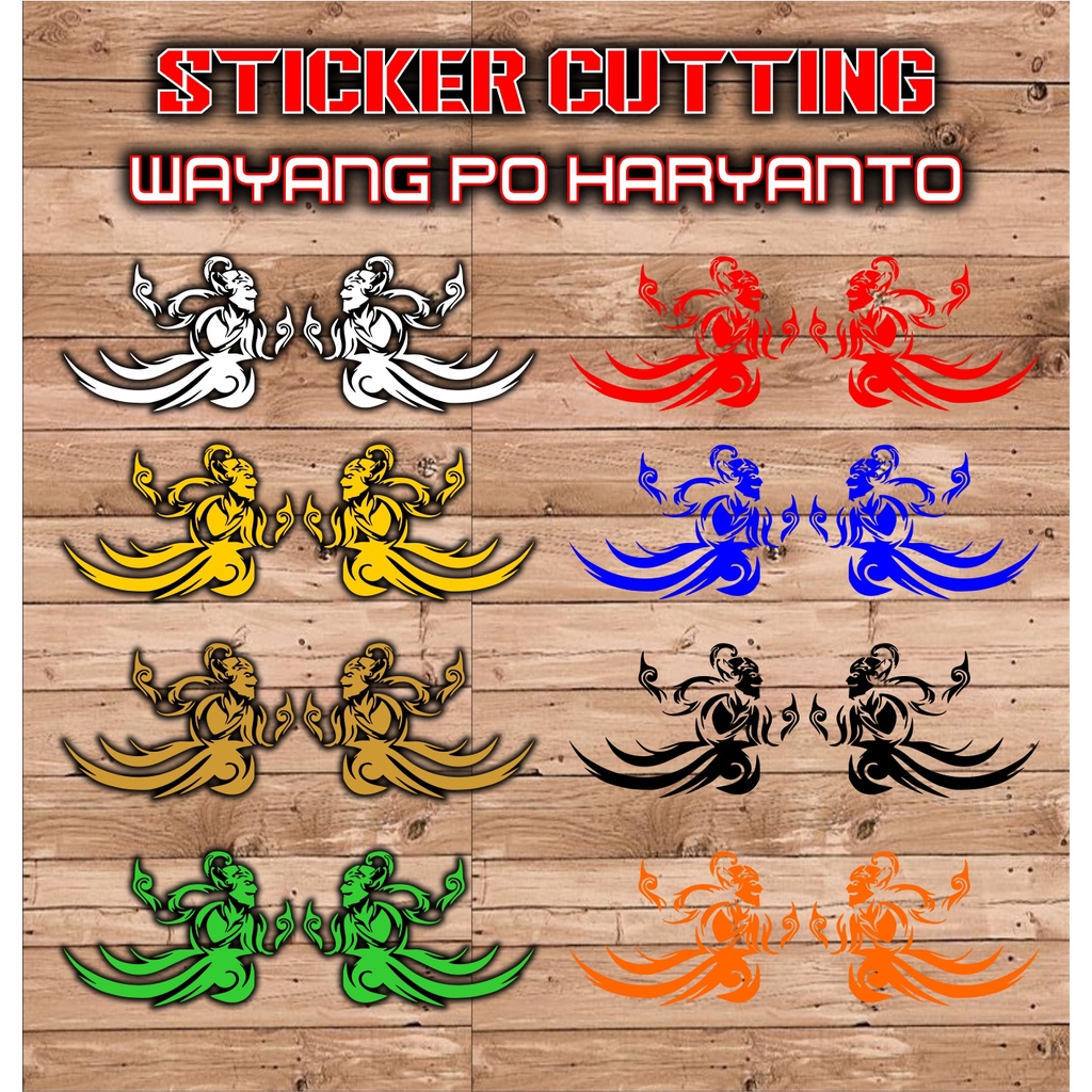 Jual Sticker wayang po Haryanto cutting | Shopee Indonesia