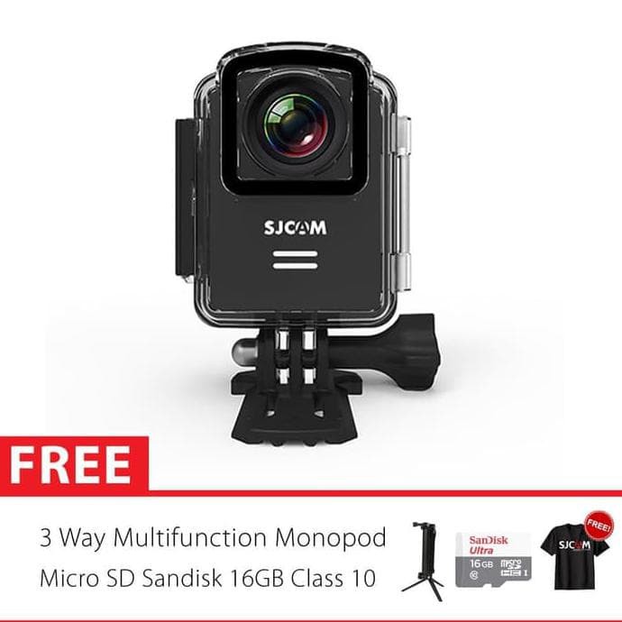 Jual SJCAM M20 WiFi Mini Sports Action Camera 3 Way Basic 16GB kamera ...