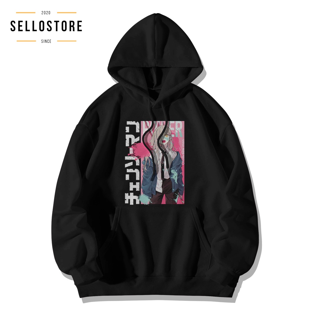 Jual HOODIE ANIME CHAINSAW MAN POWER BLOOD SWEATER HOODIE JUMPER GAMBAR ...
