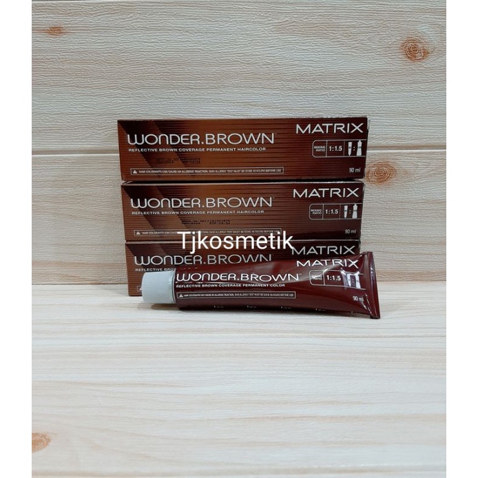 Jual Matrix Wonder Brown Hair Color Light Brown Red Brown / 5RB 90ml ...