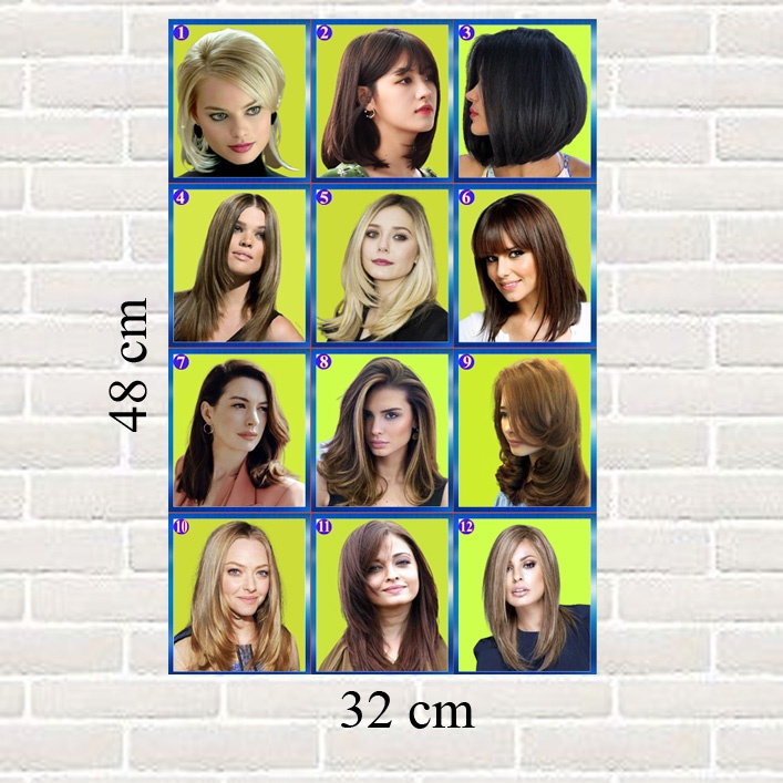Jual poster babershop,pangkas rambut dan salon model cewek terbaru ...